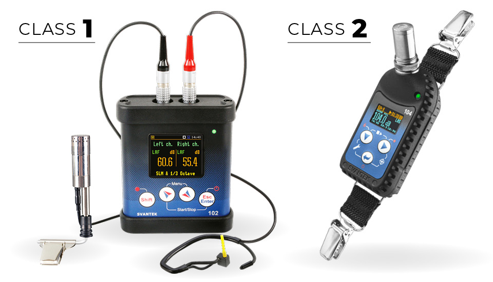 Does my environment require Class 1 or Class 2 noise dosimeter?
